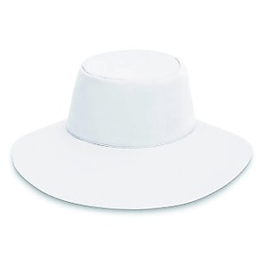 Wallaroo Hat Company – Women’s Aqua Hat – UPF 50+ Sun Protection, Packable Design Featuring a Chin Strap for Medium Crown Sizes – Water Friendly Sun Hat for Beach, Poolside and Adventures (White)