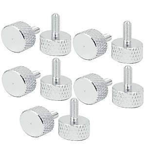 New Lon0167 Computer PC Featured Graphics Card Knurled reliable efficacy Thumb Screws Silver Tone M3x8mm 10pcs(id:d57 e5 43 ade)