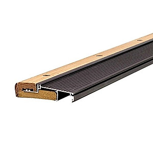 M-D Building Products 77792 1-1/8-Inch by 4-9/16-Inch - 36-Inch TH393 Adjustable Aluminum and Hardwood Sill Inswing, Bronze