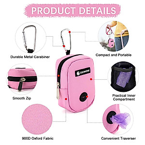 Dog Treat Pouch Dog Poop Bag Holder For Leashes, Pets Snack Container With Inner Mesh Bag, Puppy Supplies Perfect For Training And Walking - Hands Free Dog Waste Bag Dispenser -Dog Travel Accessories