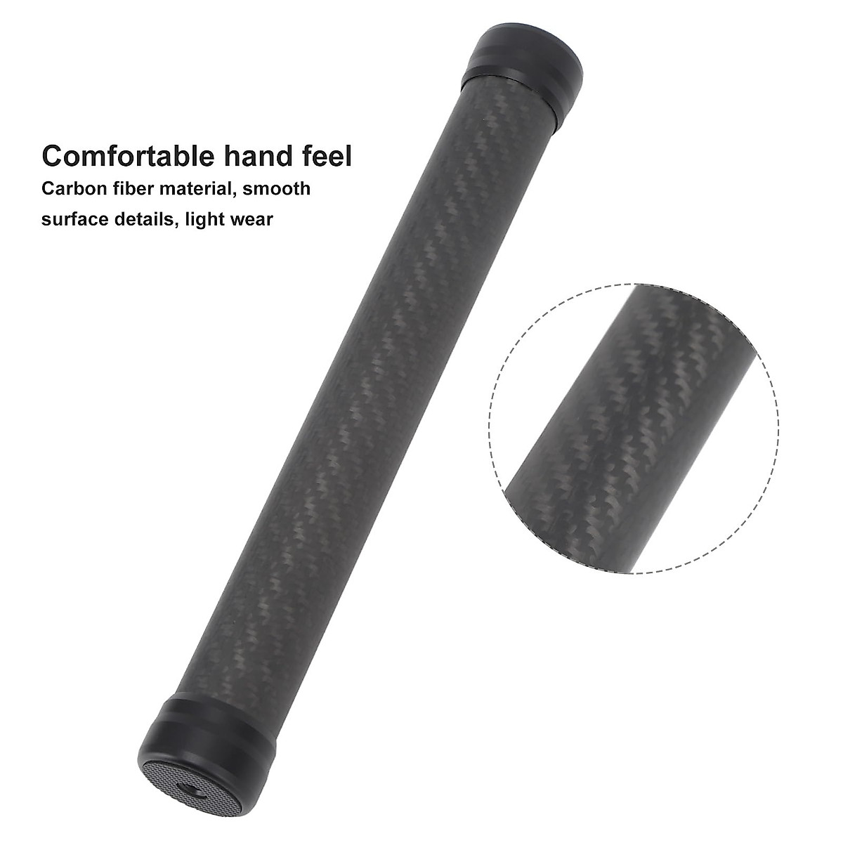 Tripod Extension, 9.8in Camera Mount Extender Rod with 1/4 in 3/8in Screw, Carbon Fiber Tripod Center Column Extension for RONINSC for G6MGAX G5 SPG for AIRCROSSX Camera