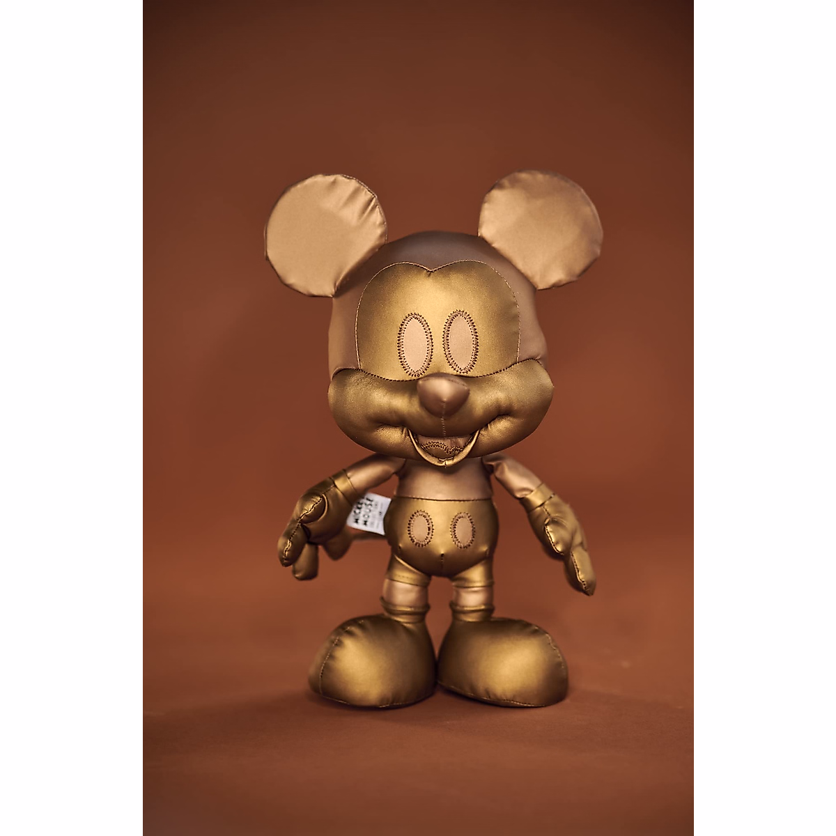 Simba 6315870313 Disney Bronze Mickey Mouse, April Edition, Amazon Exclusive, 35 cm Plush Figure in Gift Box, Special, Limited Edition Collectible, Soft Toy Suitable for Children from Birth