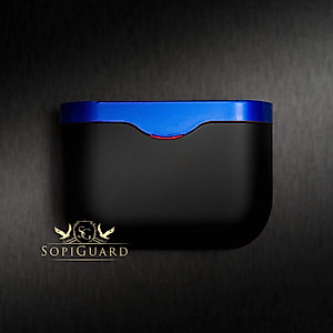 SopiGuard Skin for Sony WF-1000XM3 Earbuds Precision Vinyl Sticker Wrap (3M Brushed Gunmetal Gray)