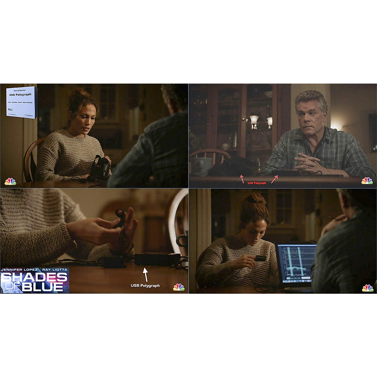 USB Polygraph 2: Police Edition - Home Lie Detector Machine