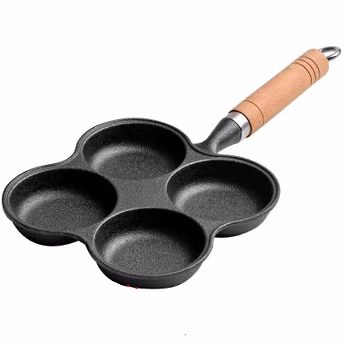 Egg Frying Pan Nonstick 4 Cups Pancake Pan Easy Clean Egg Cooker Omelet Pan for Breakfast, Plett, Crepe Pan, Suitable for Induction Cooker Electric Ceramic Stove