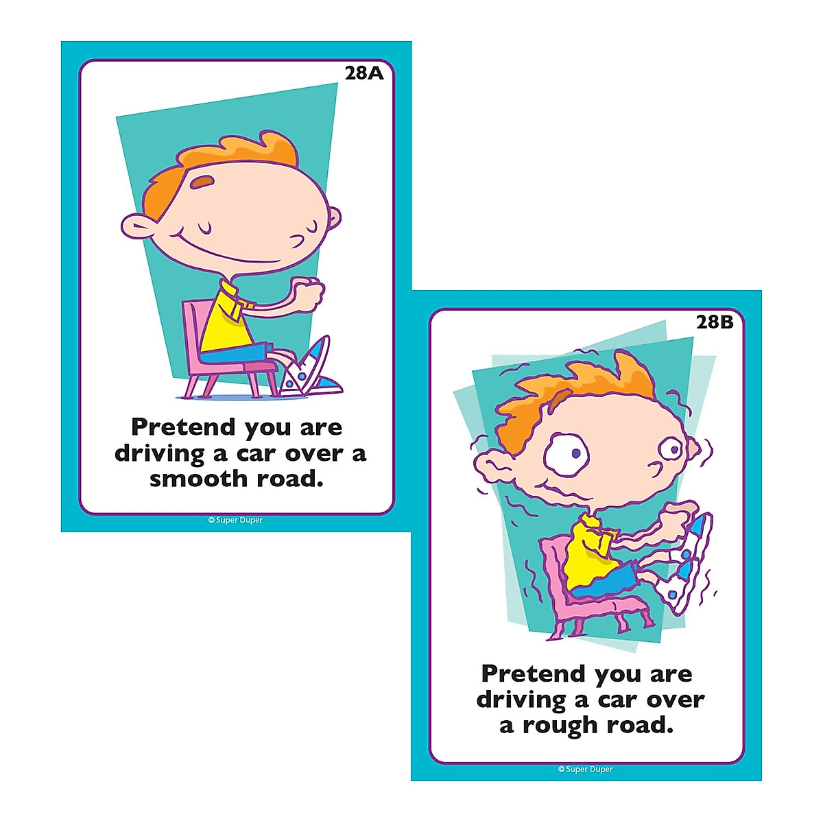 Super Duper Publications | Basic Concepts in Motion Fun Deck Flash Cards | Educational Learning Resource for Children