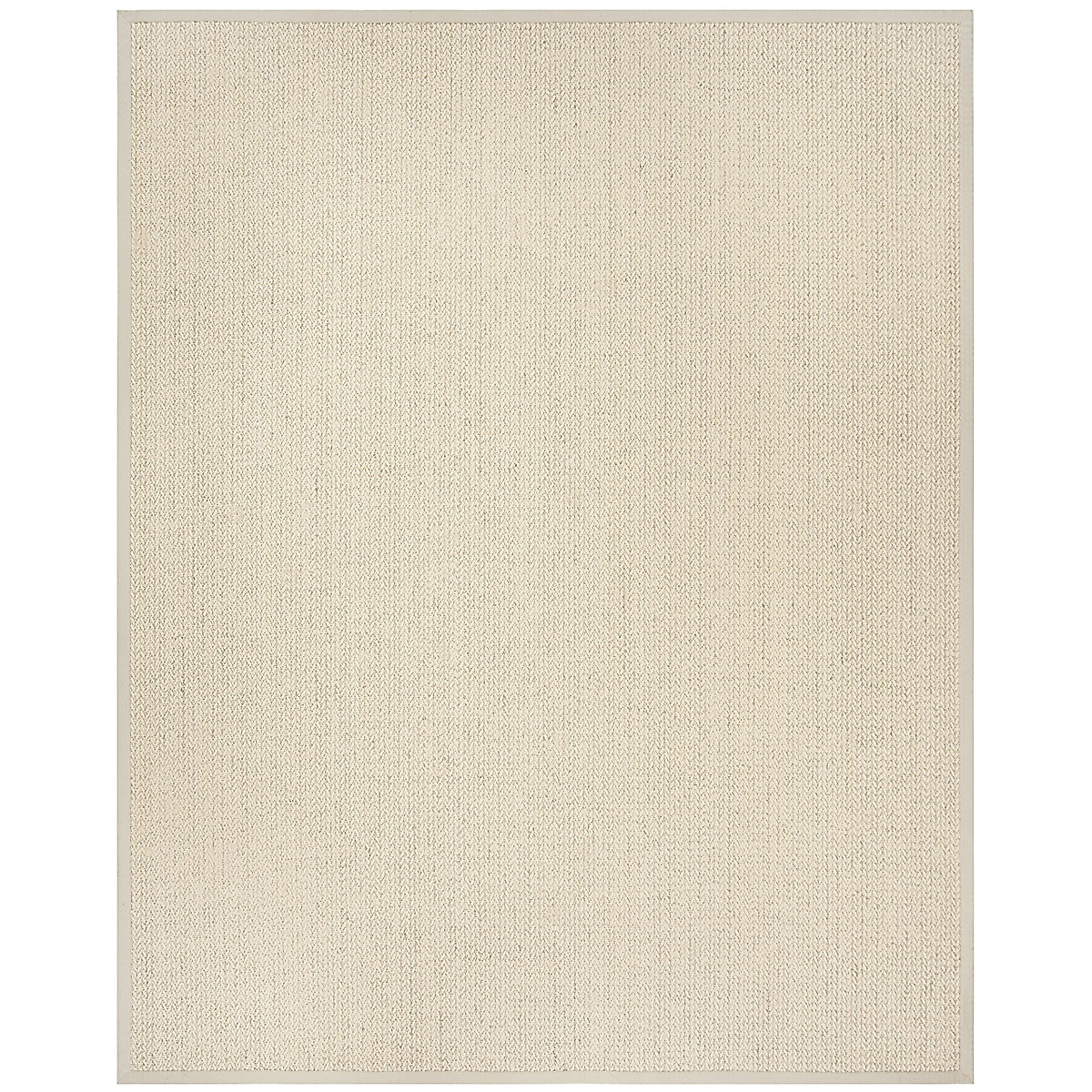 SAFAVIEH Natural Fiber Collection Area Rug - 8' x 10', Light Grey, Sisal Design, Easy Care, Ideal for High Traffic Areas in Living Room, Bedroom (NF475C)