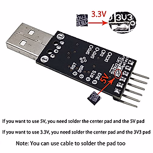 DIYmall 3PCS CP2102 USB to TTL Serial Module with DTR Pin, Converter Adapter STC Downloader Module for Arduino, ESP32-cam, GSM Relay, Pro Mini, Nextion Display, Beitian GPS