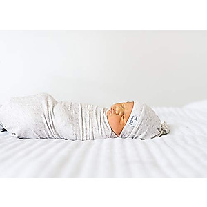 Copper Pearl Baby Swaddle Blanket - Premium Knit Baby Blanket, Large Soft Stretchy Receiving Blankets for Baby Boy and Girl, Swaddles for Newborn, Infant, and Toddler (Oat)