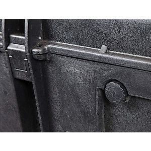 Monoprice Weatherproof Hard Case - 33 x 22 x 17 Inches, With Wheels and Customizable Foam, Shockproof, IP67, Ultraviolet And Impact Resistant Material, Black - Pure Outdoor Collection, 145.8 Liter