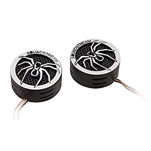 Soundstream TWT.5 1-Inch TWT Series PEI Dome Tweeters , Black