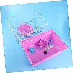POPETPOP 1pc Travel Accessories Hamster Cage Accessories Cage for Guinea Pigs Rat Travel Cage Guinea Pig Toys and Accessories Guinea Pig Accessories Chinchilla Cage Pet House Pet Supplies