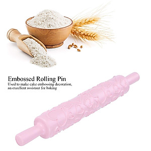 Fondant Roller, Fondant Rolling Pin Tool High‑quality Plastic for Cookies Biscuits Pastry Cake Decoration(#1)