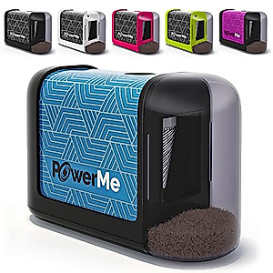 PowerMe Electric Pencil Sharpener - Battery Operated, for Home, Office, School, Artist, Students – Ultra Portable Automatic Pencil Sharpener, ideal for No. 2 And Colored Pencils (Drawing, Coloring)