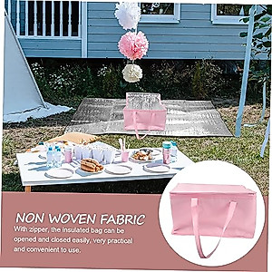 ULTECHNOVO Insulated Bag Packing cake insulation bag insulated cake bag insulated food bag insulated food bag catering bag bag for cake Non-woven bags groceries portable Catering Bag