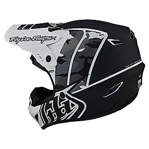 Troy Lee Designs GP Anarchy Adult Offroad Motocross Dirt Bike ATV Powersports Racing Full Face Helmets Lightweight Ventilated Youth GP Helmet; NOVA CAMO White MD
