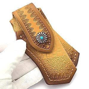 Leathers Pouches Handmade Holsters Belt Loop Case Holder Bag Folding Sheath For Cutting Tool Carriers