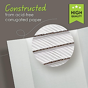 Desk Tech Large Tri-Fold Presentation Board, 36" x 48" Portable Poster Board, Made of Corrugated Paper, Versatile Display Board for School/Office Projects, Exhibitions, and Workshops, White, 1 Piece