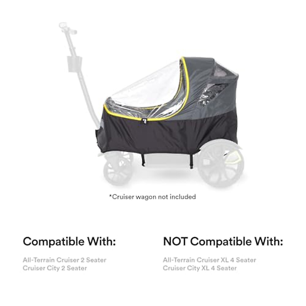 Veer All Weather Cover for Veer All-Terrain Cruiser and Cruiser-City 2 Seater Models. NOT Compatible with All-Terrain Cruiser XL or Cruiser-City XL 4 Seater Models.