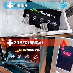 Reusable Gel Ice Packs for Elbow & Arms (12x7 in) - Hot & Cold Compress Wrap for Tennis & Golf Injuries: Tendonitis, Fractured, Pain - Ice Bag Compress with Strap for Elbow Relief