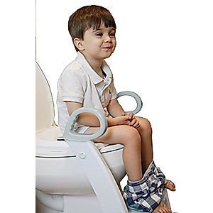 Spuddies Spuddies Potty with Ladder, White/Gray, One Size (Pack of 1)