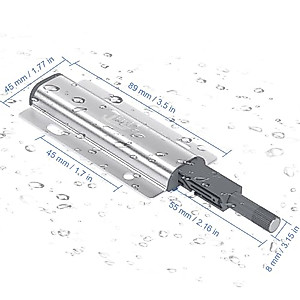 Magnetic Push Latches for Cabinet Door Jiayi 2 Pack Push to Open Door Latch Magnetic Touch Latches Kitchen Door Push Release Latch for Cabinet Door Closure Push Catch Press Out Cabinet Hardware