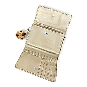 Kipling Pixi Medium Organizer Wallet Starry Gold Metallic