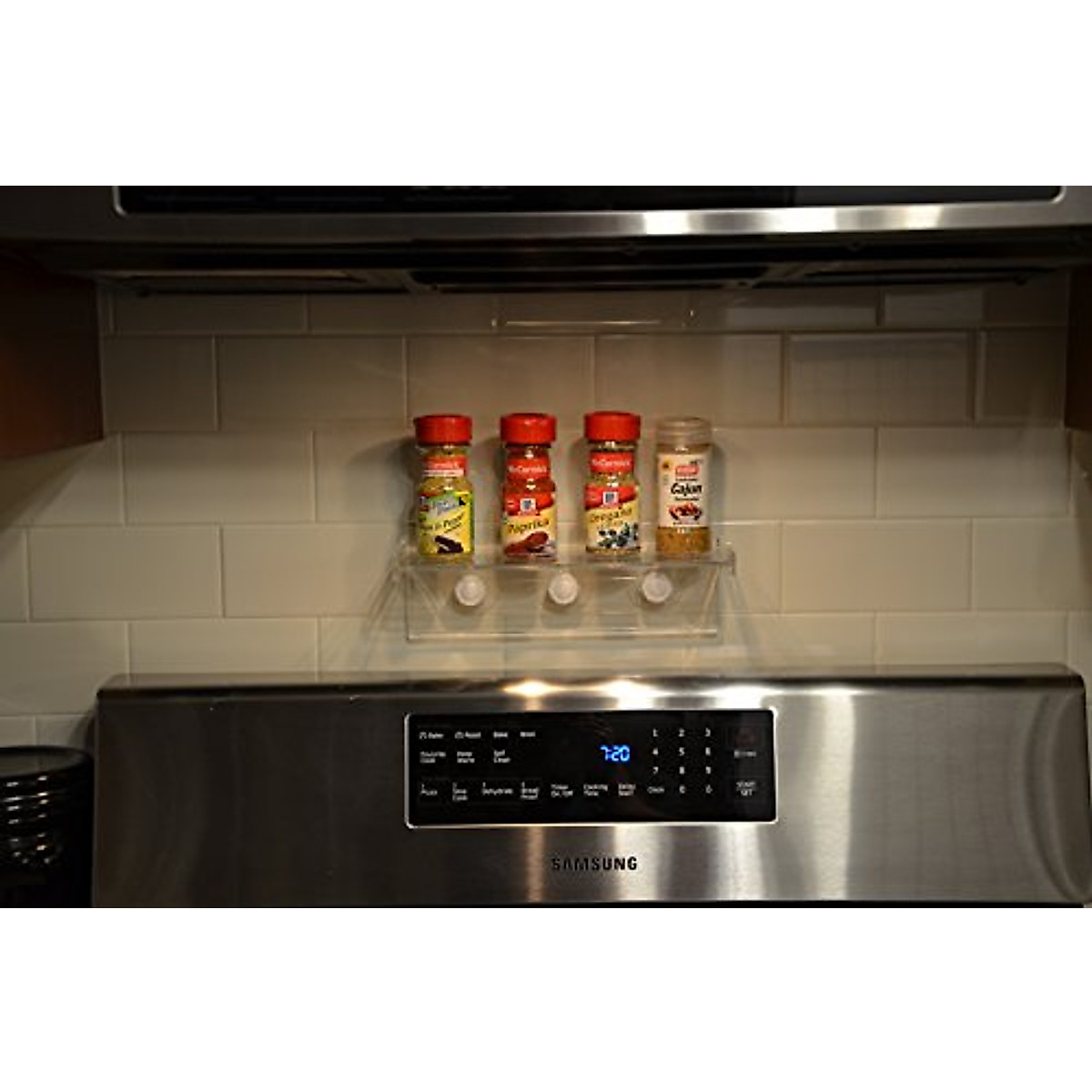 LaBrinx Designs Medium Suction Cup Shelf - Live Plants, Windows, and Bathrooms