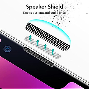 ESR Armorite Screen Protector Compatible with iPhone 14, iPhone 13 and iPhone 13 Pro, Ultra-Tough Tempered-Glass, Easy Installation Frame, 2 Pack