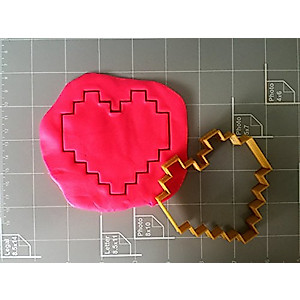 8-bit Heart Cookie Cutter