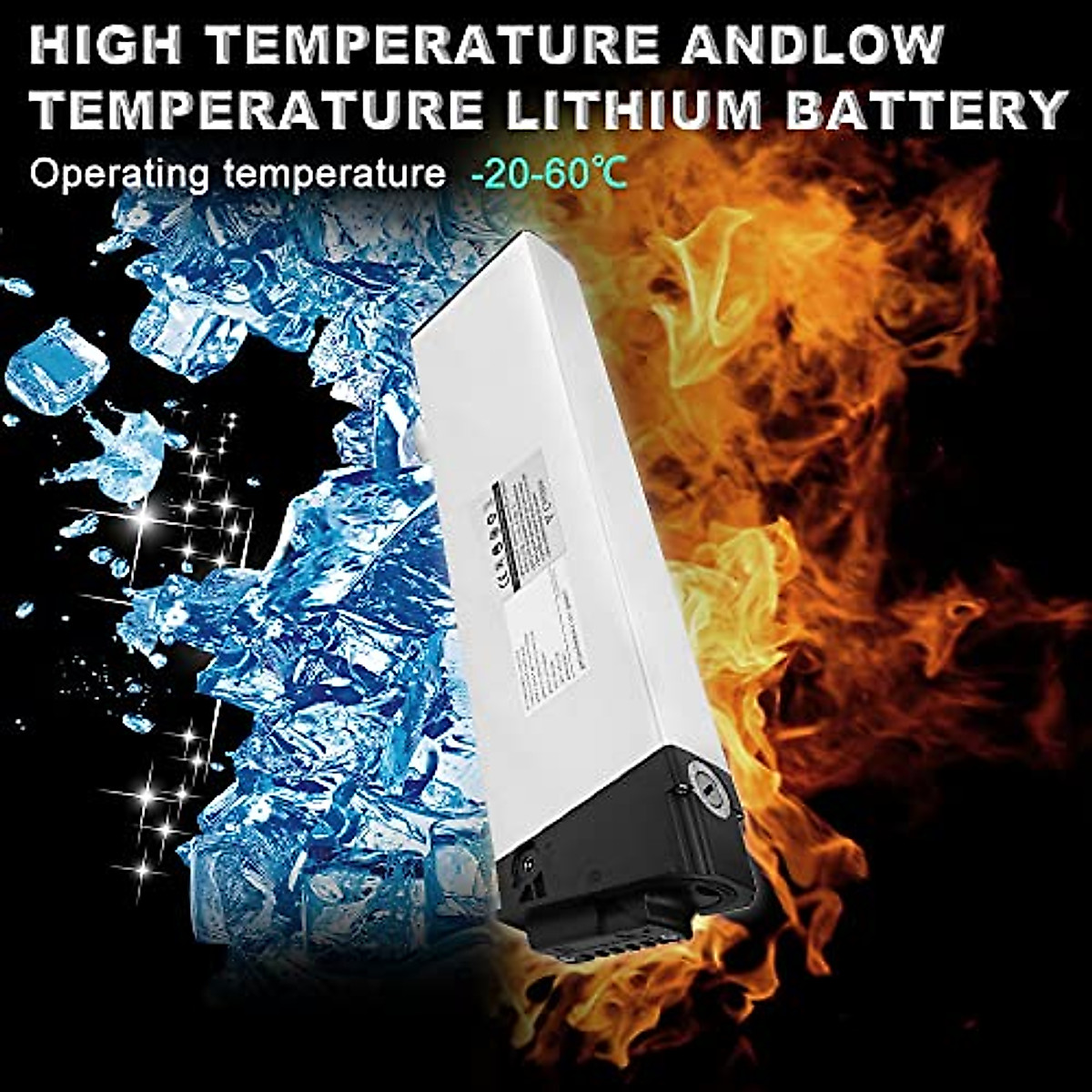 F-wheel Electric Bike Battery,Ebike Battery 48V,10Ah 480Wh Li-ion Ebike Conversion Kit with Battery, Electric Bike Motor Kit with Battery for Max 350W (Silver)