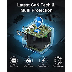 iPhone Charger Block 30W for iPhone 14 Pro Max, Deegotech GaN PD Fast Charger, Compact Mini USB-C Power Adapter for iPhone 14 iPhone14 Promax iPhone13 12 11, iPad Pro MacBook Air, for Galaxy S22