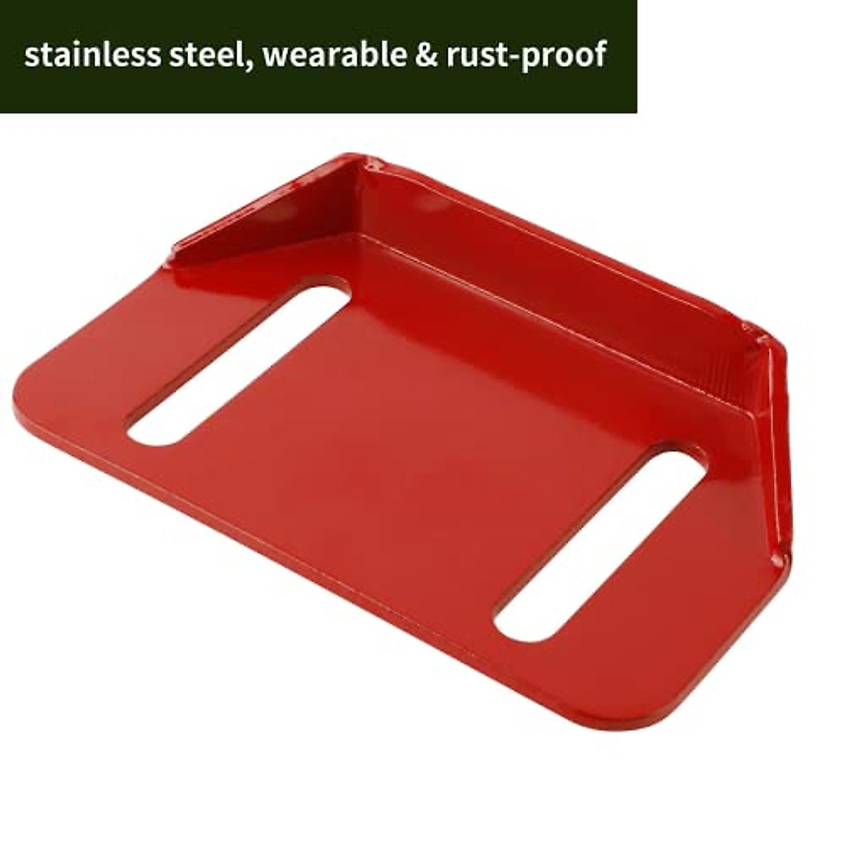 SIMPERAC 784-5580 Skid Shoes for MTD 784-5580-0637 Slide Plates Fits for Cub Cadet Craftsman Snow Blower with Mounting Hardware (2 Red Packs)