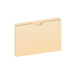 Pendaflex File Jackets, Legal Size, Manila, 2" Expansion, Reinforced Straight-Cut Tabs with Thumb Cut, 50 Per Box (23200EE)