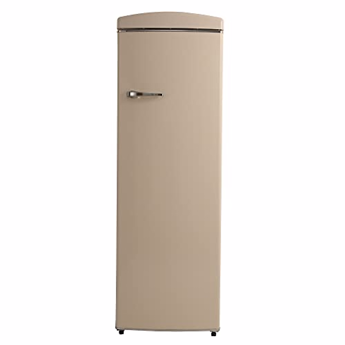 8.3 cu. ft. Freestanding Frost Free Retro Upright freezer with FAST FREEZE, adjustable temp control in Cream