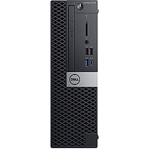 Dell OptiPlex 5070 Small Form Factor PC, Intel Hexa Core i5-9500 up to 4.4GHz, 16G DDR4, 512G SSD, Windows 10 Pro 64 Bit-Multi-Language Supports English/Spanish/French(Renewed)