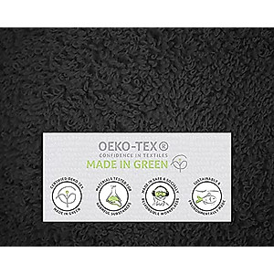 Softolle 100% Cotton Luxury Bath Sheets - 600 GSM Cotton Towels for Bathroom - Set of 2 Bath Sheets - Eco-Friendly, Super Soft, Highly Absorbent - Oeko-Tex Certified - 35" x 70" Inches (Grey)