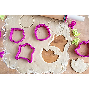 Bakelicious Monster Cookie Cutters and Feet Set, 29-Piece