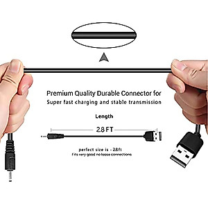 Love your yy Charger Charging Cable Power Cord Compatible with Fairywill Sonic Electric Toothbrush, Bitvae D2 Sonic, Vekkia, Dnsly, Gloridea Brush & More