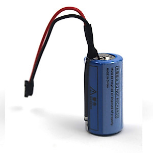 elxjar (5-Pack) 3V PLC Lithium Replacement Battery for Mitsubishi Q6BAT, 130376, CR17335SE-R, BKO-C10811H03 - PLC Programmable Logic Control