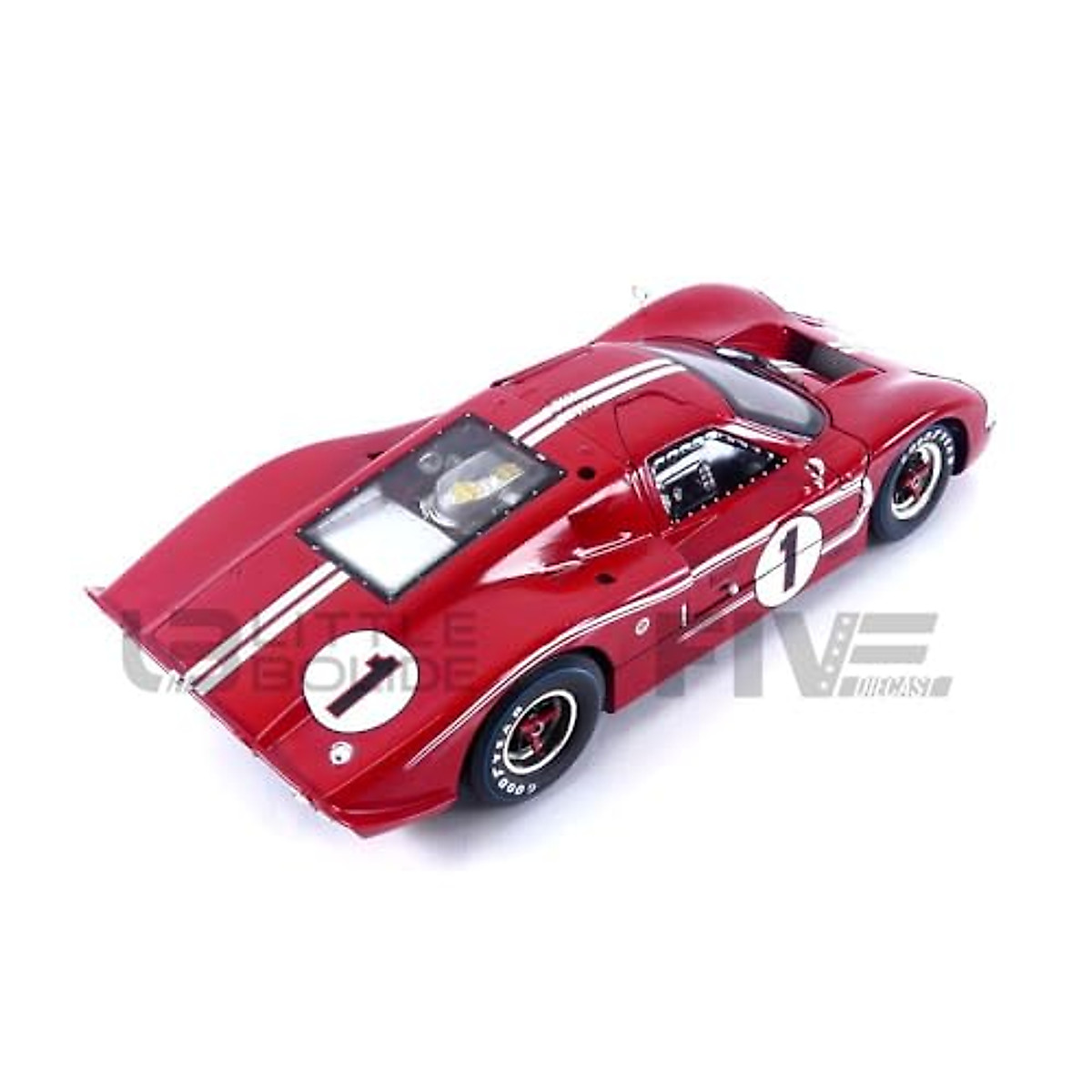 Shelby Collectibles SC423 1967 Ford GT MK IV #1 Red LeMans Winner 24 Hours 1/18 Diecast Model Car