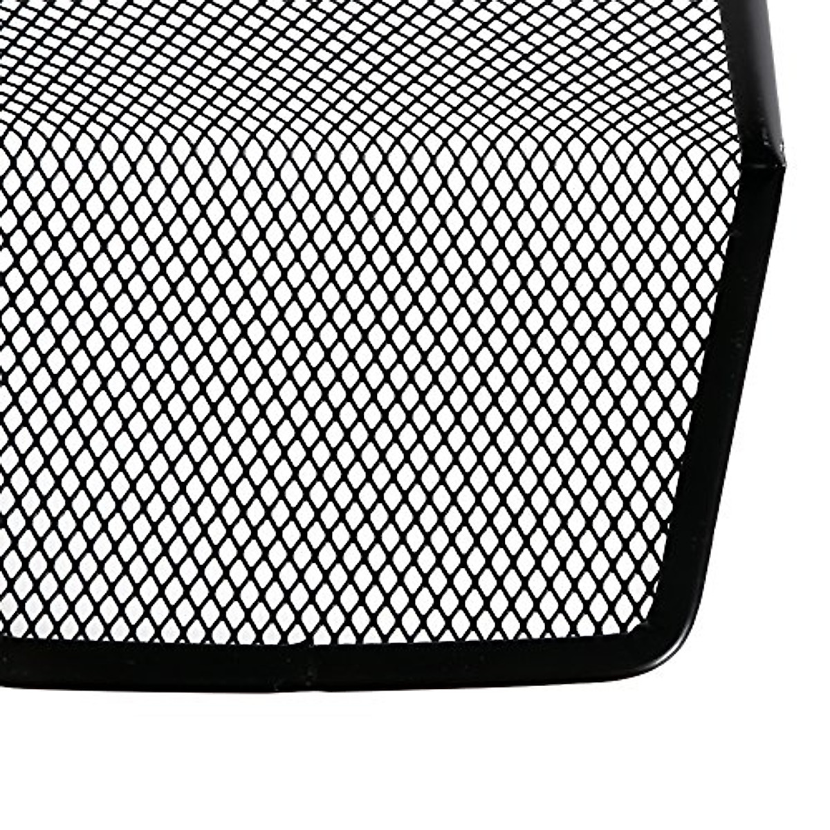 luosh 1 Pair Mesh Bookends Metal Desk Bookends Desk Organizer Desktop Office Home Book Support for Shelves