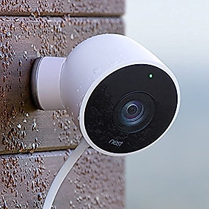 Nest Outdoor Security Camera White NC2100ES Bundle with 2 Pack WiFi Smart Plug