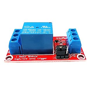 DIYables 3pcs Relay Module for Arduino, ESP32, ESP8266, Raspberry Pi, 1 Channel, 5V, High/Low Level Trigger
