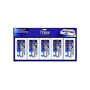 Dorco 100 Piece Prime Double Edge Razor Blades
