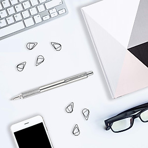 Zebra Pen F-701 Retractable Ballpoint Pen, Stainless Steel Barrel, Fine Point, 0.8mm, Black Ink, 1-Pack