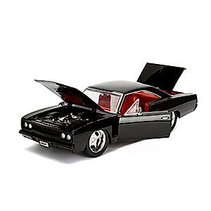 Big Time Muscle 1:24 1970 Plymouth Road Runner Die-Cast Car, Toys for Kids and Adults (Black)