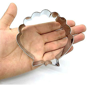 LILIAO Seashell Cookie Cutter - 3.2 x 3.2 inches - Stainless Steel