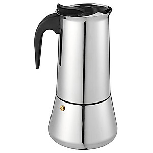 Hemoton 1pc Stainless Steel Pot Stovetop Espresso Maker Stainless Steel Stainless Steel Espresso Maker Stainless Steel Tea Kettle Espresso Coffee Pot Crafting Supplies Concentrate