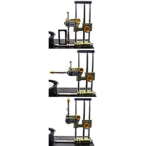 Gem Faceting Machine Gemstone Angle Polisher Craftsman Jewel Flat Grinder with Precision Adjustable Manipulator AC100-240V (New Digital Display)